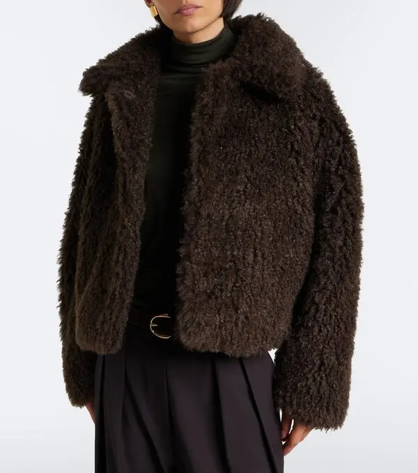 Vince Cropped Bouclé Blouson Jacket
