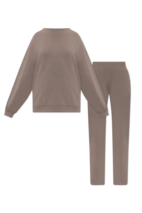 EA7 Tracksuit Set: Sweatshirt And Trousers - Beige