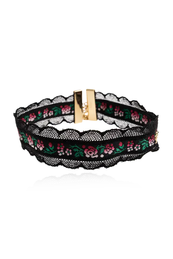 Chloé Folk' Necklace With Floral Motif