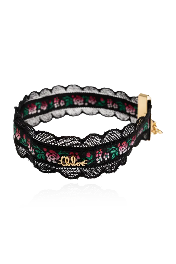 Chloé Folk' Necklace With Floral Motif