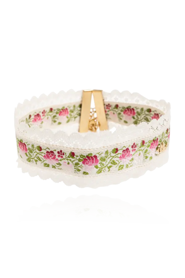 Chloé Folk’ Necklace With Floral Motif