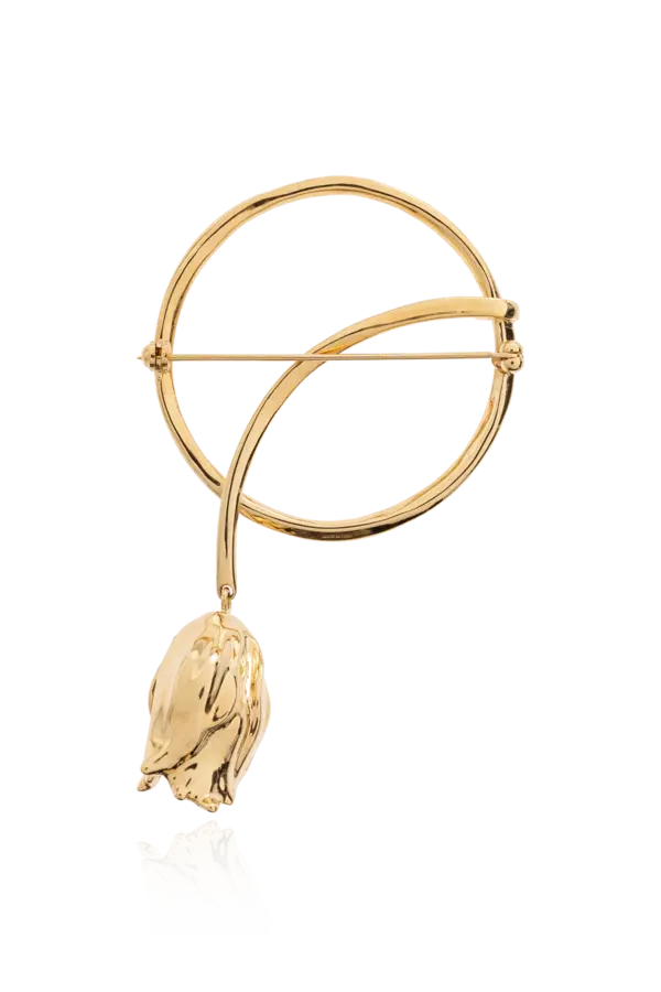Chloé Brass Brooch ‘tulip