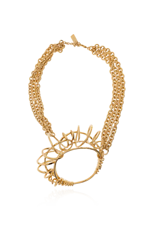 Chloé Brass Necklace ‘tulip
