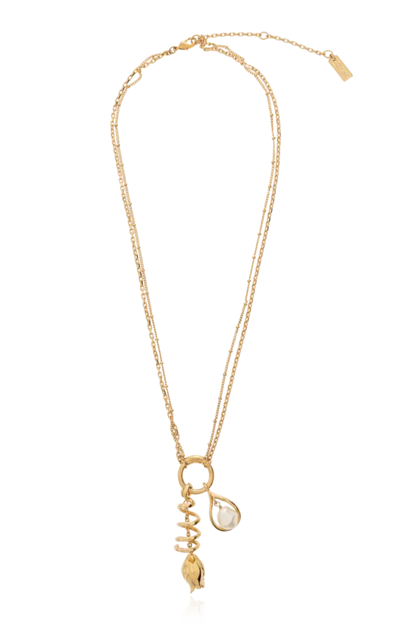 Chloé Brass Necklace ‘tulip