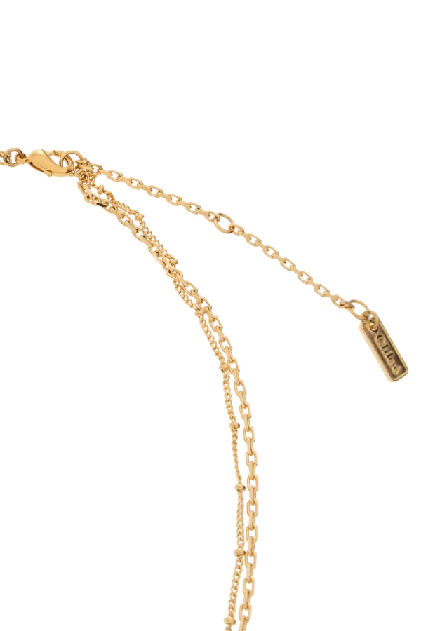 Chloé Brass Necklace ‘tulip