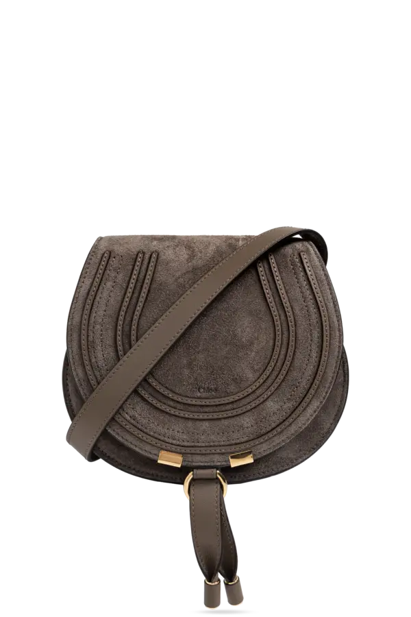 Chloé Suede Bag ‘marcie S - Grey