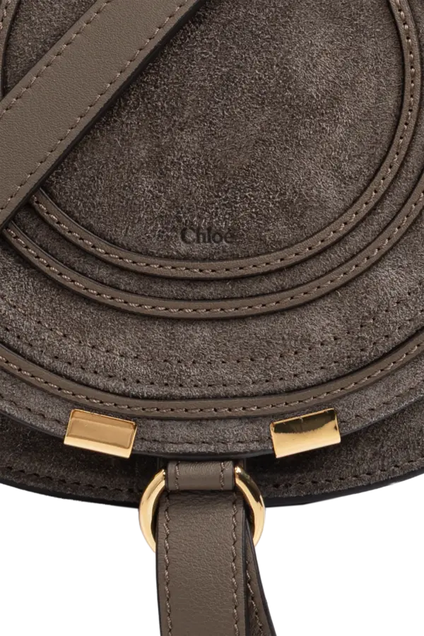 Chloé Suede Bag ‘marcie S - Grey