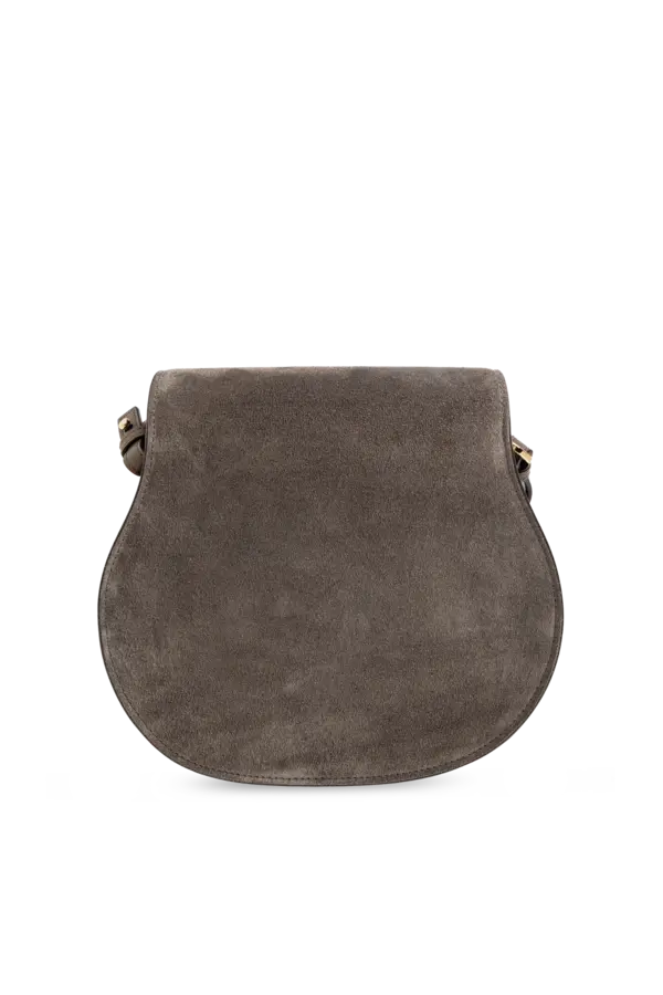 Chloé Marcie Suede Shoulder Bag - Grey