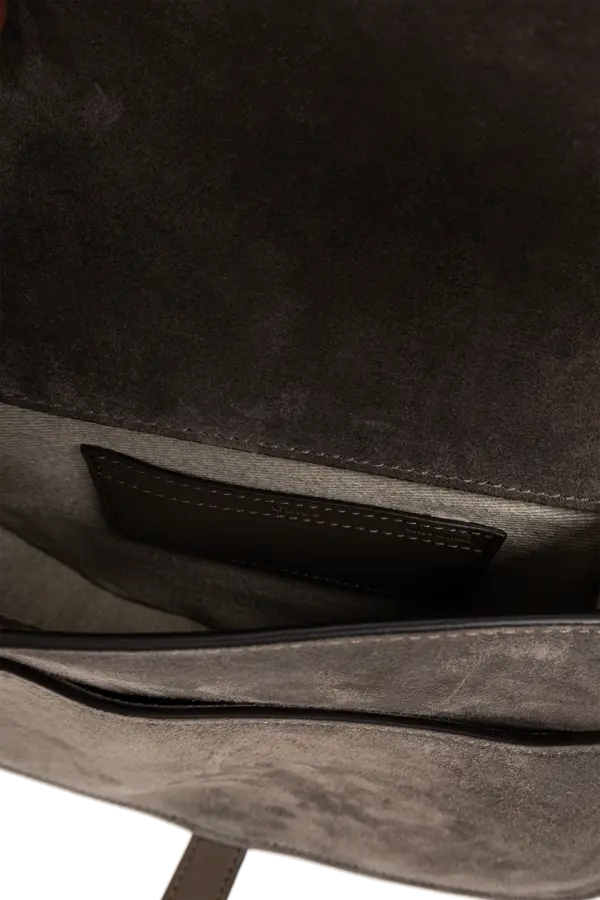 Chloé Marcie Suede Shoulder Bag - Grey