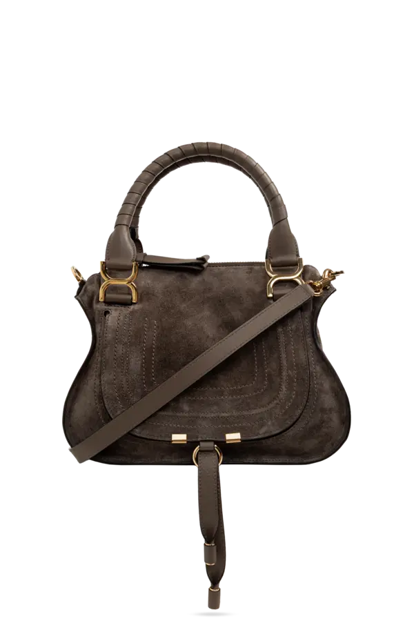 Chloé Suede Bag ‘marcie S - Grey