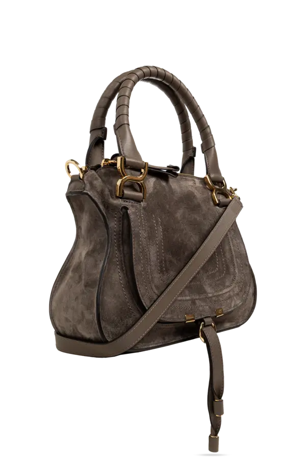Chloé Suede Bag ‘marcie S - Grey