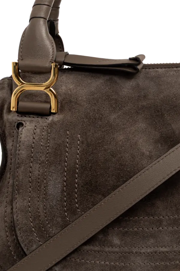 Chloé Suede Bag ‘marcie S - Grey