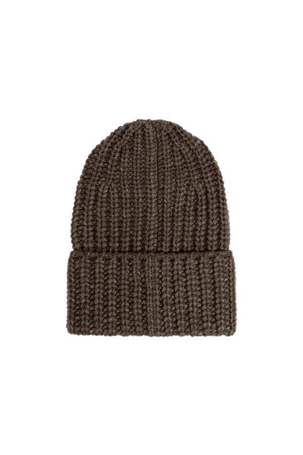Dsquared2 Wool Beanie With Patch - Grey