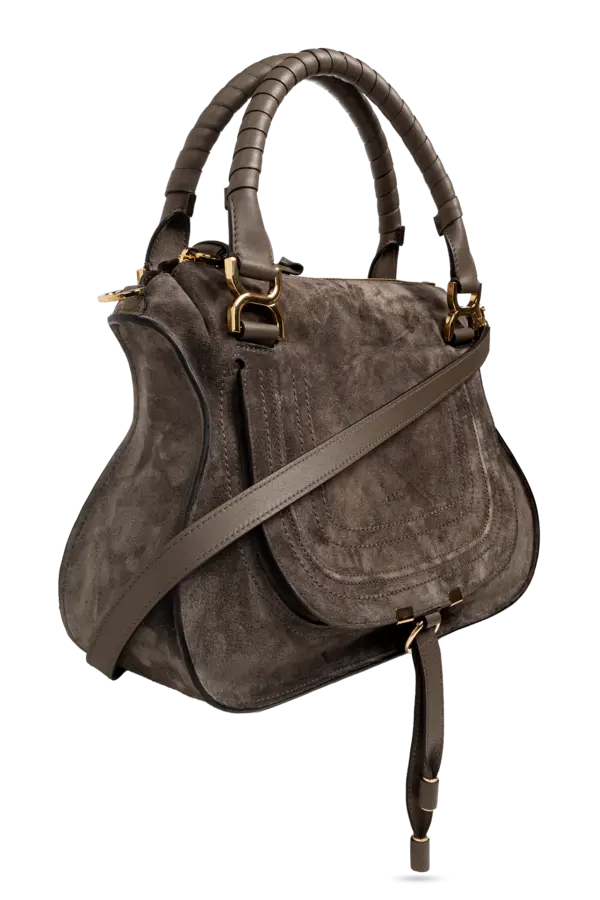 Chloé Marcie M Suede Bag - Grey