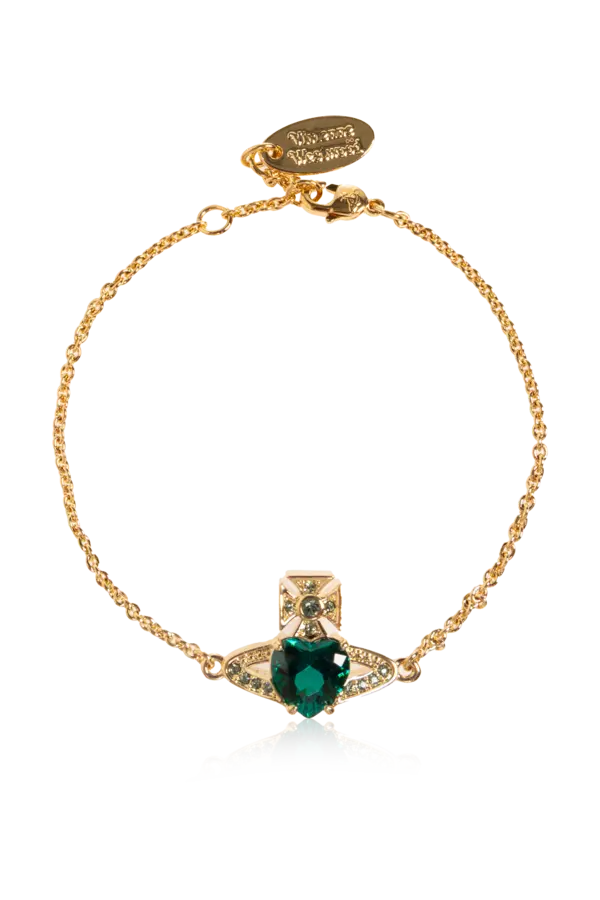 VIVIENNE WESTWOOD Ariella Heart Charm Bracelet - Gold