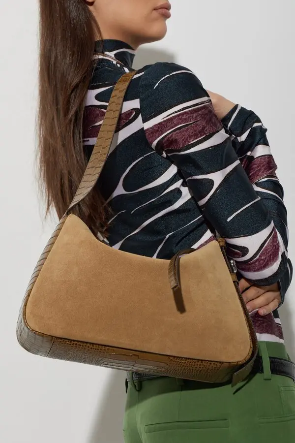 Tory Burch Romy Shoulder Bag - Beige