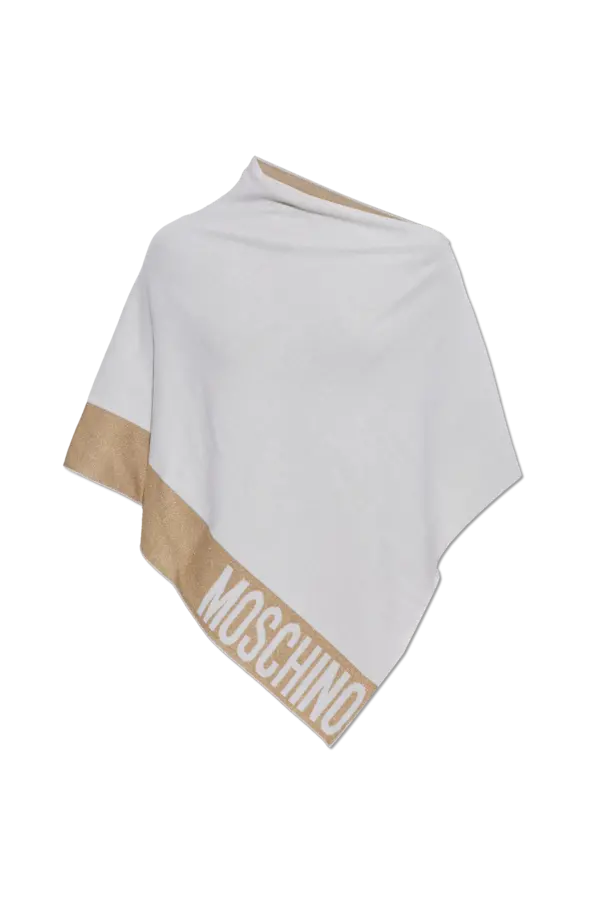 Moschino Poncho With Metallic Thread