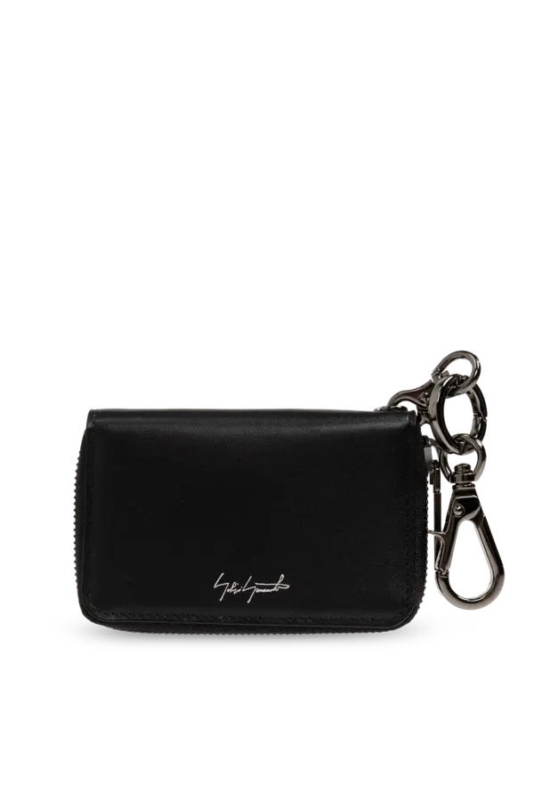 Yohji Yamamoto Leather Keychain With Pouch
