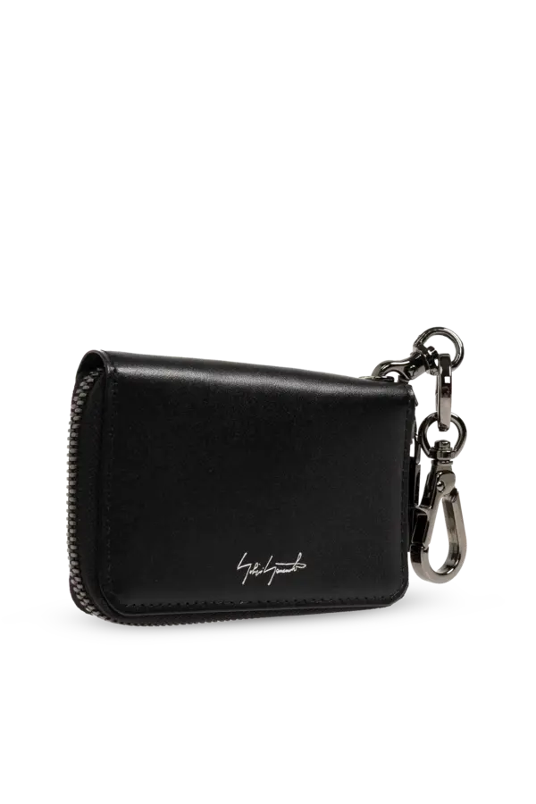 Yohji Yamamoto Leather Keychain With Pouch