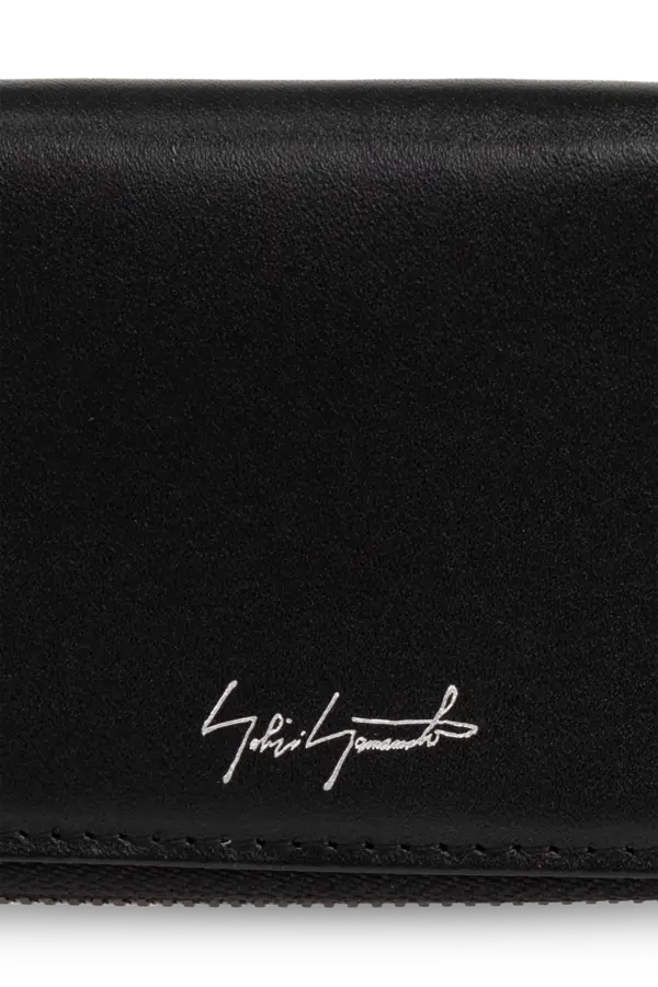 Yohji Yamamoto Leather Keychain With Pouch