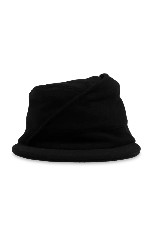 Yohji Yamamoto Wool Baseball Cap - Black