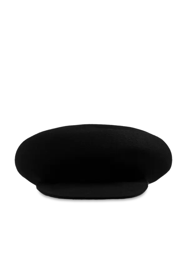 Yohji Yamamoto Wool Flat Cap - Black