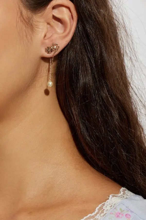 Tory Burch Earrings With Logo