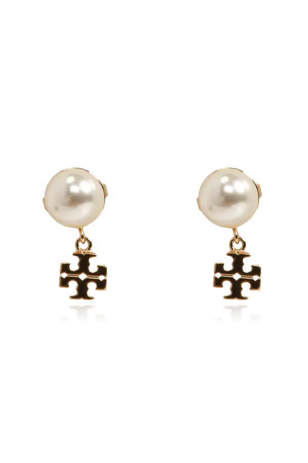 Tory Burch Earrings With Glass Pearl