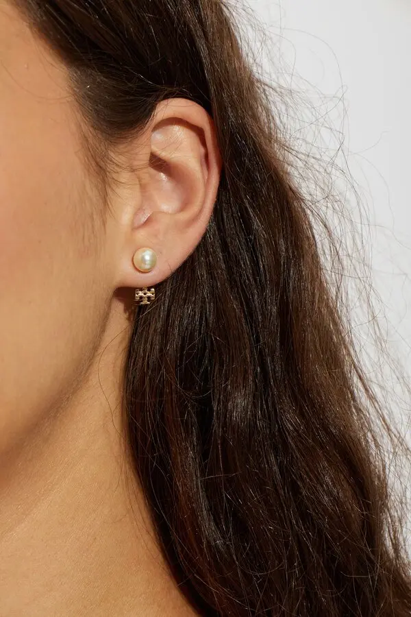Tory Burch Earrings With Glass Pearl