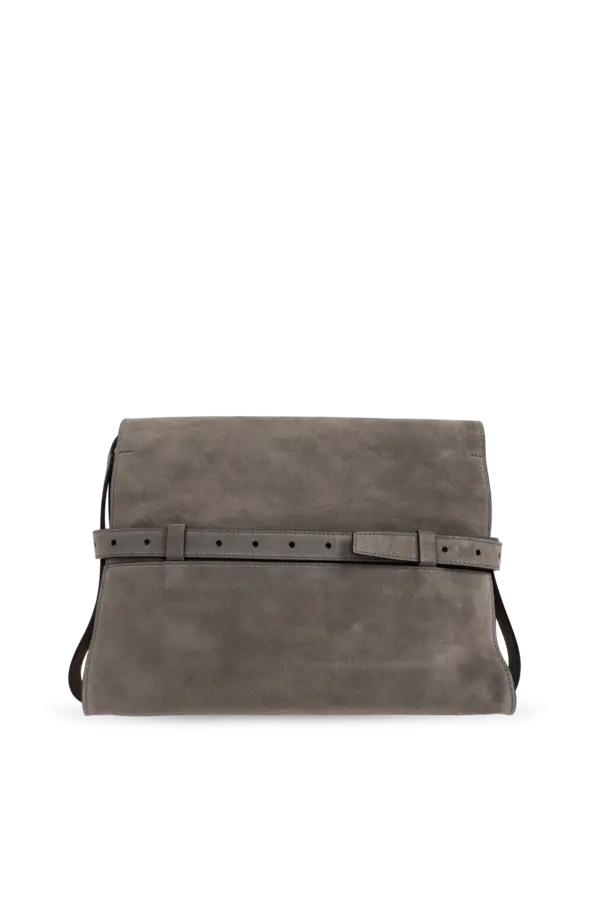 Moschino Tie Me" Suede Shoulder Bag