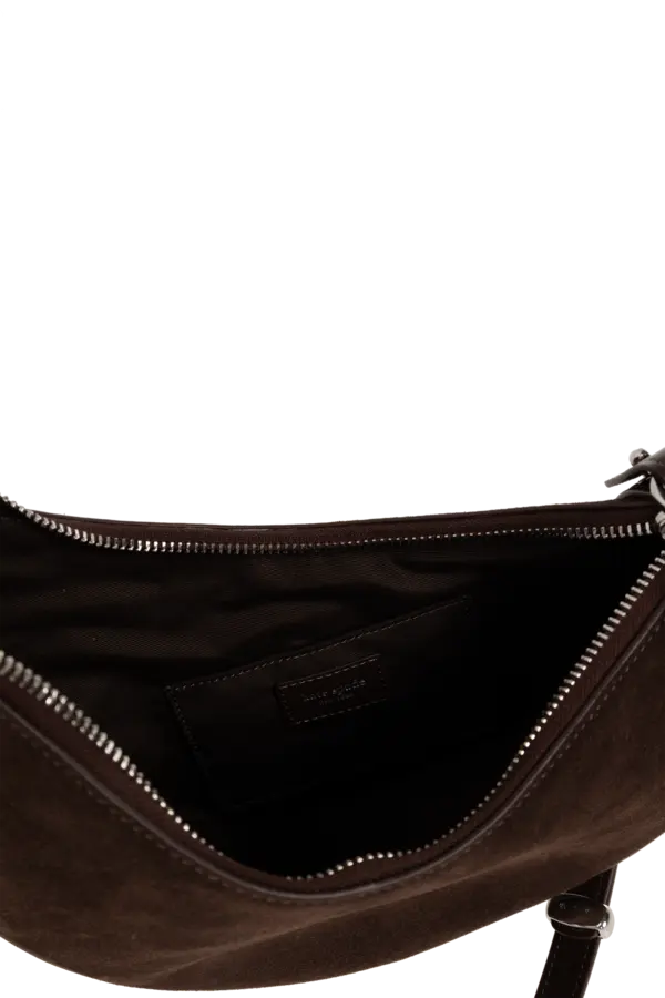 Kate Spade New York Duo" Suede Crescent Shoulder Bag - Brown