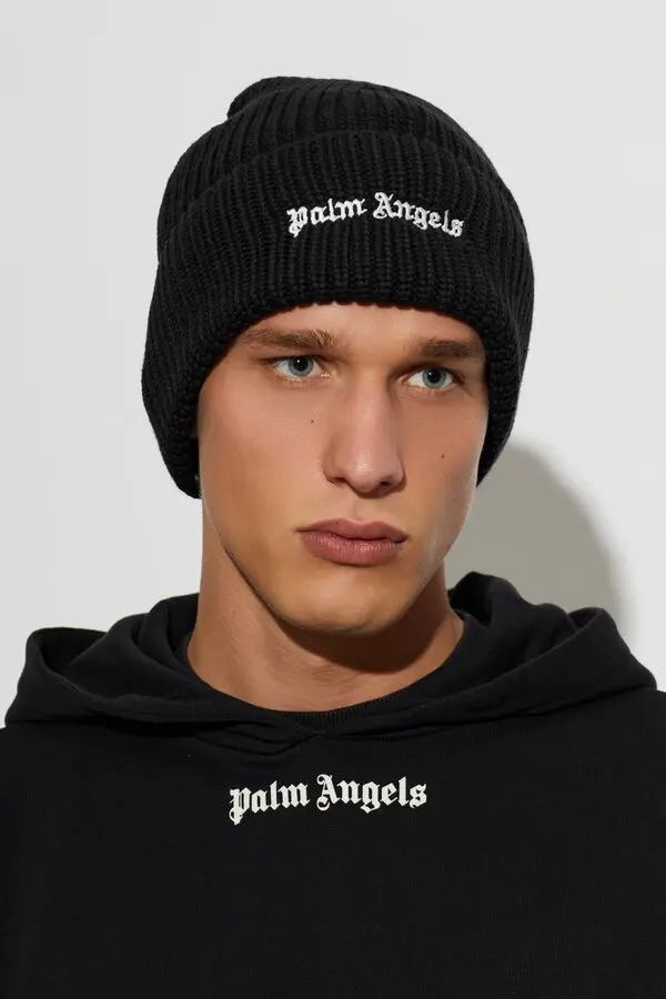 Palm Angels Cotton Cap With Embroidered Logo