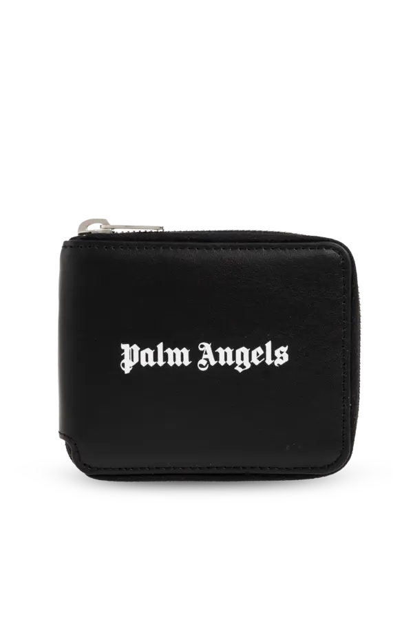 Palm Angels Leather Wallet With Logo