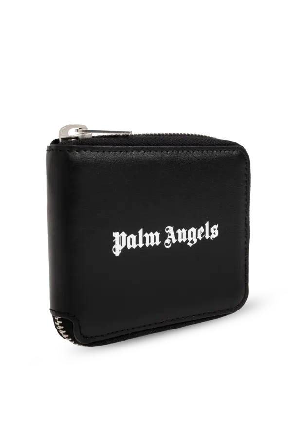Palm Angels Leather Wallet With Logo