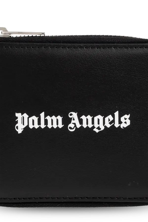 Palm Angels Leather Wallet With Logo
