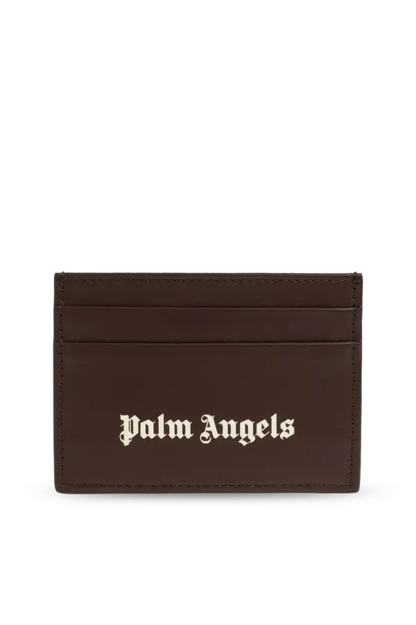 Palm Angels Leather Case With Logo