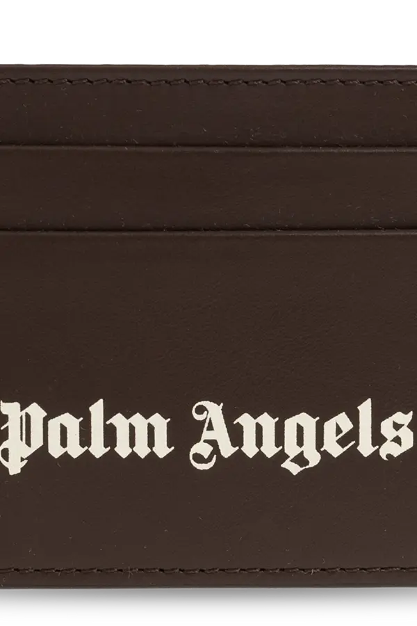 Palm Angels Leather Case With Logo