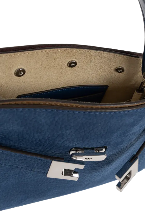 Tory Burch Lee Petite Leather Bag - Blue