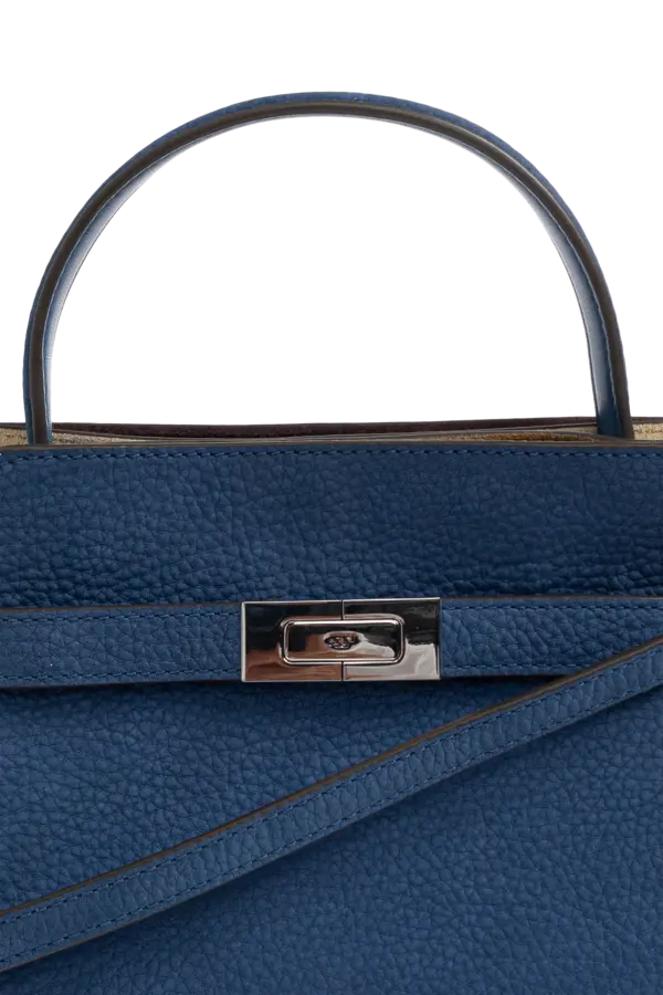 Tory Burch Lee Petite Leather Bag - Blue