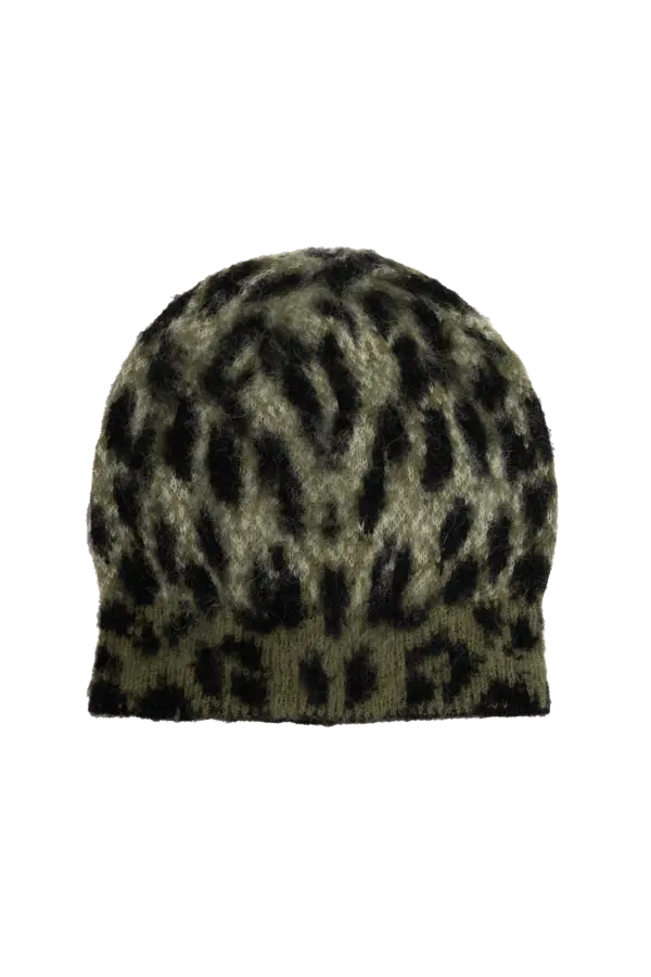 LANEUS Animal Motif Beanie - Green