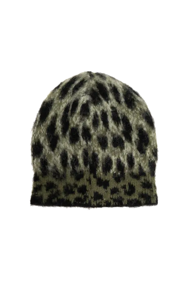 LANEUS Animal Motif Beanie - Green