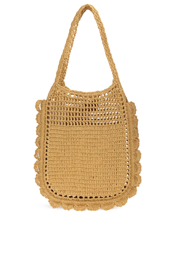 Ulla Johnson Marina Raffia Flat Tote Bag