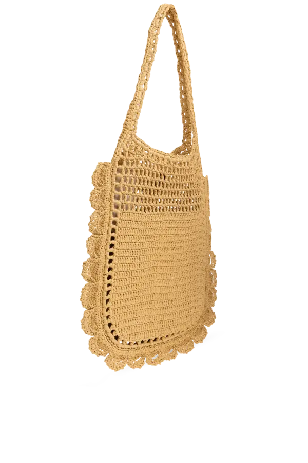 Ulla Johnson Marina Raffia Flat Tote Bag