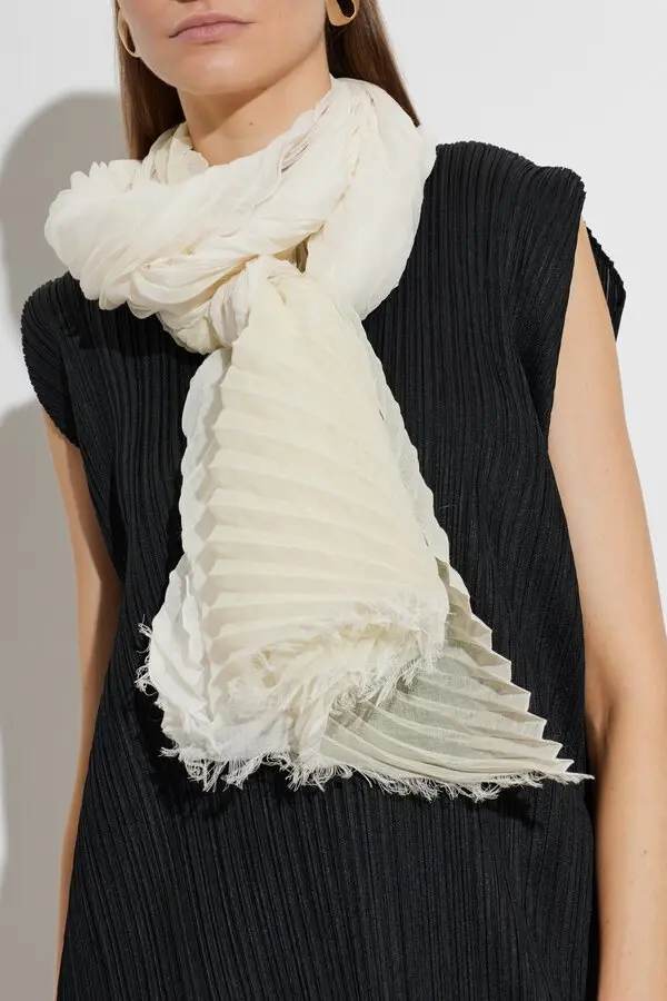 Issey Miyake Pleated Scarf