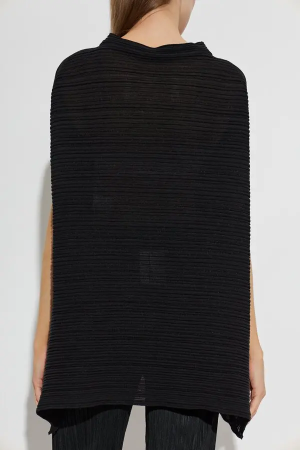 Issey Miyake Oversized Pleated Top