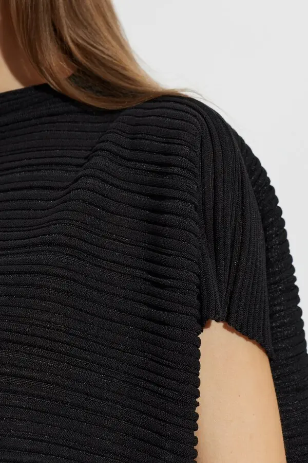 Issey Miyake Oversized Pleated Top