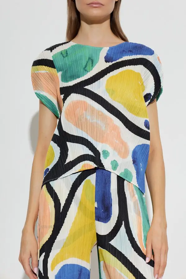 Issey Miyake Pleated Top