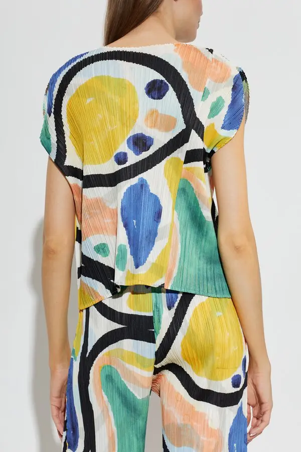 Issey Miyake Pleated Top