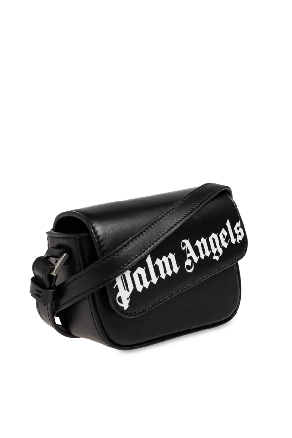 Palm Angels Leather 'crash' Shoulder Bag