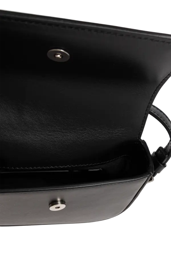 Palm Angels Leather 'crash' Shoulder Bag